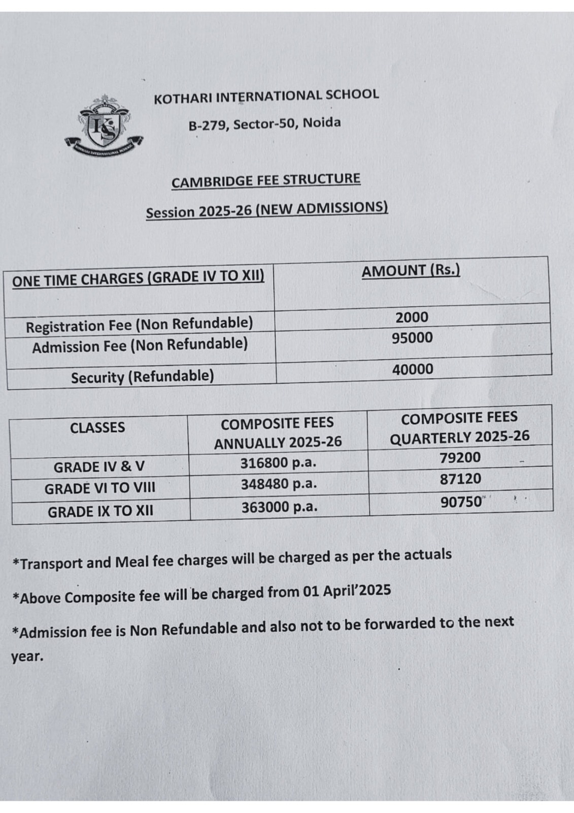 Kothari International School